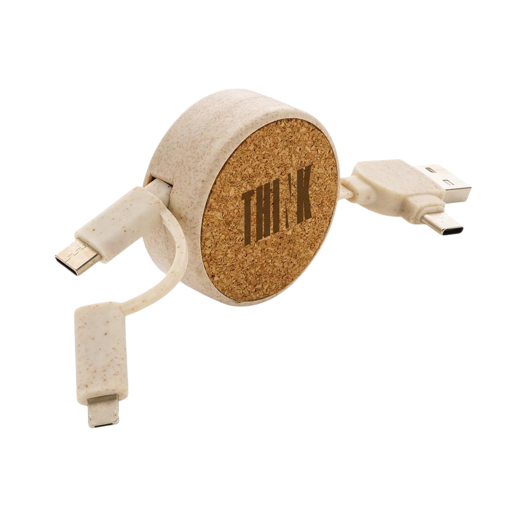 Oprolbare kabel, 6-in-1 - Time 4 Gifts